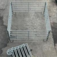 China Portable Sheep Panels / Steel Cattle Fence Panels Round Pen Fence Corral Panels for sale