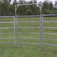 China Professional welding Cattle Yard Panels Steel pipe Material 2.1m x 1.8 m for sale
