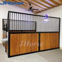 China Welded European Horse Stalls Pine Wood Various Heights And Lengths for sale