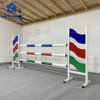 China Unique Design Durable Safe Horse Jump Agility Active Wooden Handmade Horse Jumping Obstacle for sale