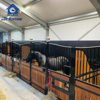 China Hot Dipping Galvanized Portable Horse Stable With Low Maintenance And Customizable Swing Door for sale