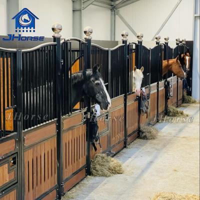 China Modern Or Customized Horse Stable Safety And Secure Design High Durability 20mm Plastic Wood Infill Material for sale