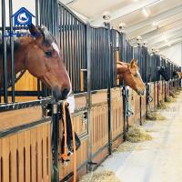 China Modern Or Customized Horse Stable Safety And Secure Design High Durability 20mm Plastic Wood Infill Material for sale