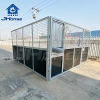 China Secure And Durable 10ft Length Brown Horse Stable Best Choice For Horse's Well-Being for sale