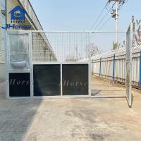 China Secure And Durable 10ft Length Brown Horse Stable Best Choice For Horse's Well-Being for sale