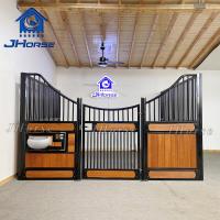 China Powder Coated Or Galvanized Horse Stall Fronts Easy To Install Strength Beautiful And Practical Bamboo Fillin Wood Type for sale