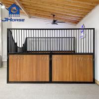 China Powder Coated Or Galvanized Horse Stall Fronts Easy To Install Strength Beautiful And Practical Bamboo Fillin Wood Type for sale