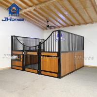 China Powder Coated Or Galvanized Horse Stall Fronts Easy To Install Strength Beautiful And Practical Bamboo Fillin Wood Type for sale
