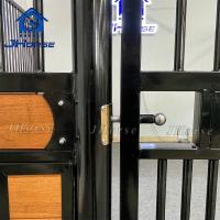 China Powder Coated Or Galvanized Horse Stall Fronts Easy To Install Strength Beautiful And Practical Bamboo Fillin Wood Type for sale
