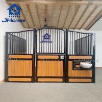 China Customized Horse Stall Fronts Bamboo Fillin Wood Type Swing Door Or Sliding Door Steel And Bamboo for sale