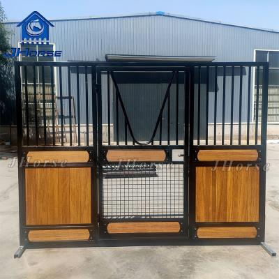 China Steel And Bamboo 2.2m Height Horse Stall Customized for sale