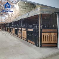 China Sliding Door Welded Weave Technique Horse Stall Fronts With Powder Coated Surface Treatment for sale