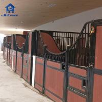 China Swing Door Or Sliding Door Horse Stable Steel And Bamboo Or Customized For Durable Stable for sale