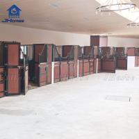 China Swing Door Or Sliding Door Horse Stable Steel And Bamboo Or Customized For Durable Stable for sale
