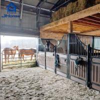 China 8ft Customized Frame Width Portable Horse Stall Panels For Horse Stable Stall for sale