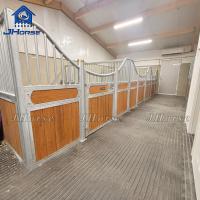 China Customizable Horse Stable Fronts Steel And Wood Or Customized Materials With Swing Door Or Sliding Door for sale