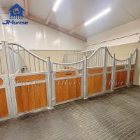 China Customizable Horse Stable Fronts Steel And Wood Or Customized Materials With Swing Door Or Sliding Door for sale