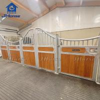 China Customizable Horse Stable Fronts Steel And Wood Or Customized Materials With Swing Door Or Sliding Door for sale