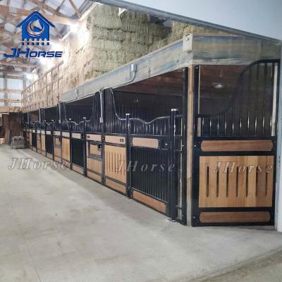 China Beautiful Practical Horse Stall Easy To Install With High Strength Swing Door Or Sliding Door for sale