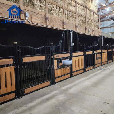 China Weatherproof Welded European Horse Stalls For All Climates And Environments 2.2m Height 3.0 Length for sale