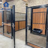 China Custom European Horse Stall Front Panels Weatherproof Bamboo/Pine for Farm Installation for sale