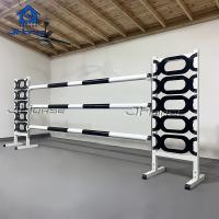 China High Durability Black Horse Jumps Equipment Easy Maintenance For Equestrian for sale