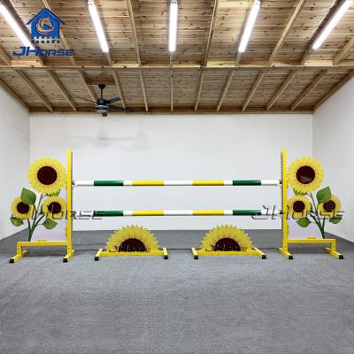 China High Safety Solid PVC Horse Jumps Equipment For Professional Equestrians for sale