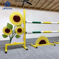 China High Safety Solid PVC Horse Jumps Equipment For Professional Equestrians for sale