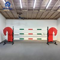 China Professional Horse Jumps Equipment For Training / Competition Our Company Logo And Customized Logo for sale