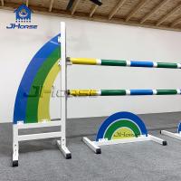 China Classic Style Horse Jumping Equipment Aluminum Jump Horse Products With Keyhole Track for sale