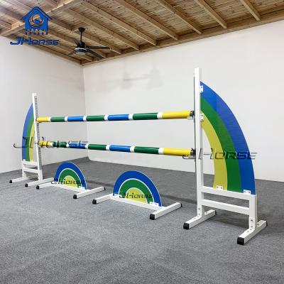 China Classic Style Horse Jumping Equipment Aluminum Jump Horse Products With Keyhole Track for sale