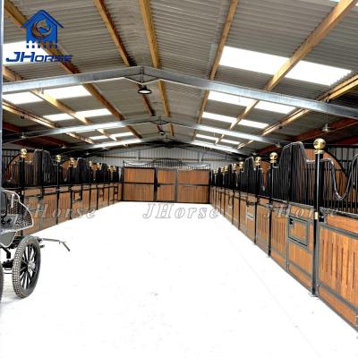 China Livestock Horse Stall Panels With 32x1.6mm Round Pipe Customized Door Size for sale