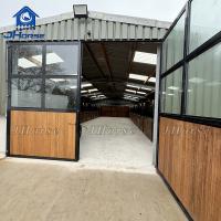 China Livestock Horse Stall Panels With 32x1.6mm Round Pipe Customized Door Size for sale