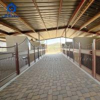 China Strong Durable Easily Assembled Portable Horse Stall Panels Bamboo Horse Stable Box for sale