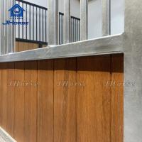 China Horse Farm Equipment Horse Stall Panels High Resistant Bamboo Horse Stable Fronts Anti Insect With Sliding Door for sale