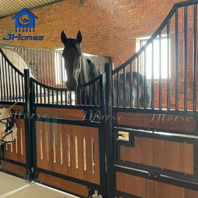 China Indoor Europe Prefabricated Durable Equestrian Popular Comfortable Horse Stable Stall Box for sale