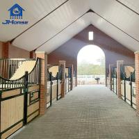 China 10ft Length Horse Stall Panels Pine Infill Material Easy Assembled Portable for sale