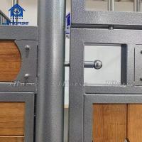 China High Quality European Style Stables Galvanized Bamboo Filling Permanent Stables for sale