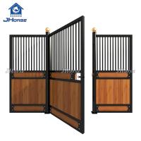 China Farm Portable Metal Design Horse Box Stable Fronts Horse Stall Panels for sale