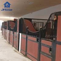 China 2.2m Weatherproof Bamboo Horse Equipment Doors Stall Box Stables Horses Wood Equestrian Horse Arena Panels for sale