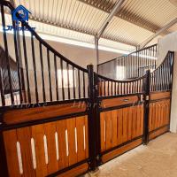 China American Standard Customized Size Portable Horse Stable Stalls Boxs Barn Front Doors and Partition Manufacturer for sale