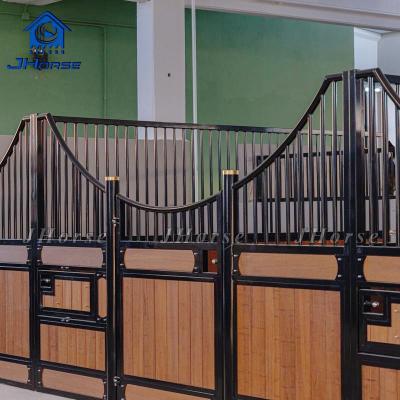 China European Design Horse Stable Stall Bamboo Filled  Custom Size Horse Equipment Horse Warehouse for sale