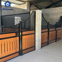 China European Design Horse Stable Stall Bamboo Filled  Custom Size Horse Equipment Horse Warehouse for sale