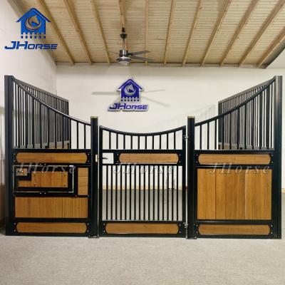 China Customized Permanent Horse Stall Panels Bamboo Infill Material Easy Assembled Portable for sale