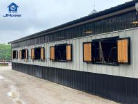 China Solid And Luxurious Horse Barn Doors Partitions Windows Double Sliding Door for sale