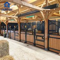 China Custom Horse Stable Stall Panels With Bamboo Infill Easy Assembly Portable Corral Fencing System for sale