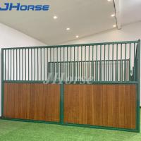 China Premium Heavy Duty Galvanized Steel Adjustable Indoor Horse Stall Panels For Stable And Barn Use Equestrian Equipment for sale