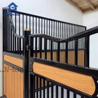 China Horse Stable Front Panel Bamboo Pine Wood Door Design Equestrian Supplies for sale