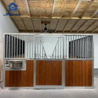 China Customized Safe Design Bamboo Horse Stable Front With Socializing Window for sale