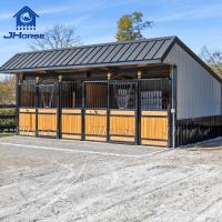 China European Horse Stalls Fully Customizable With Corrosion Resistant Metal Material for sale